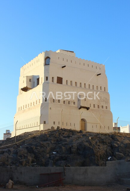 Ancient-style architectural art of ancient castles, sacred Islamic ...