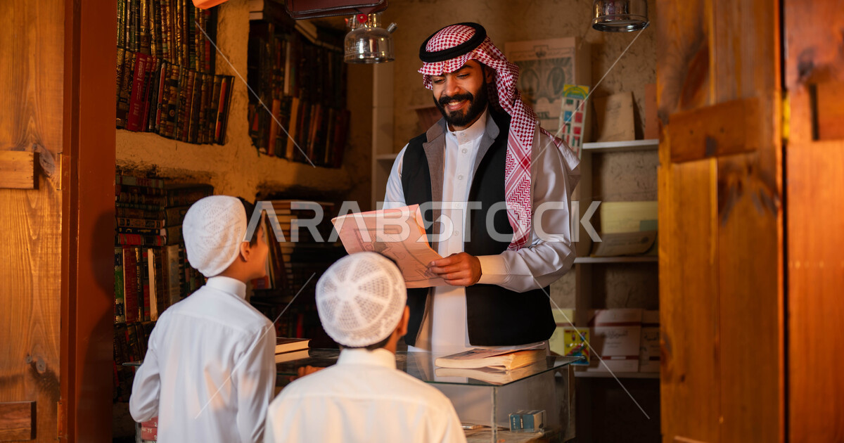 Old shops and libraries in the clay heritage neighbourhoods, a picture ...