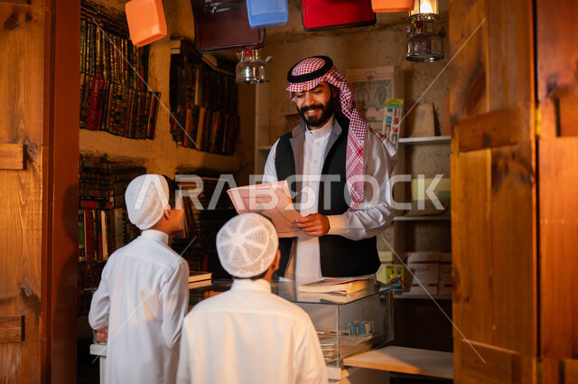 Old shops and libraries in the clay heritage neighbourhoods, a picture ...