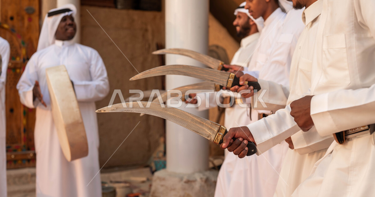 Founding of the first Saudi state, February 22, traditional folklore ...
