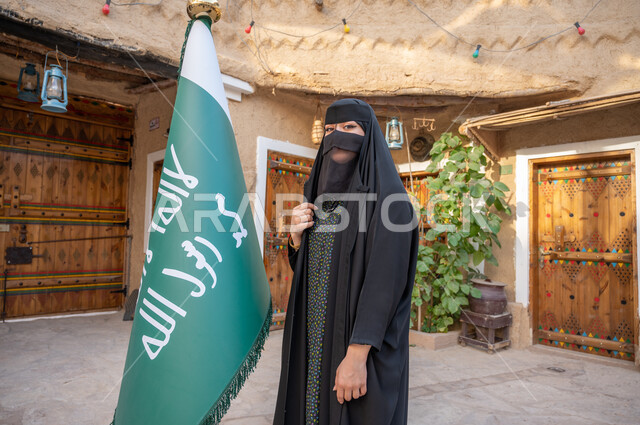 Showing the Arab beauty of Saudi women, commemorating the founding of ...