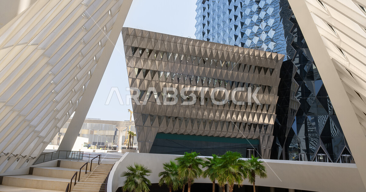 Decorations and interior designs of the King Abdullah Financial Center ...