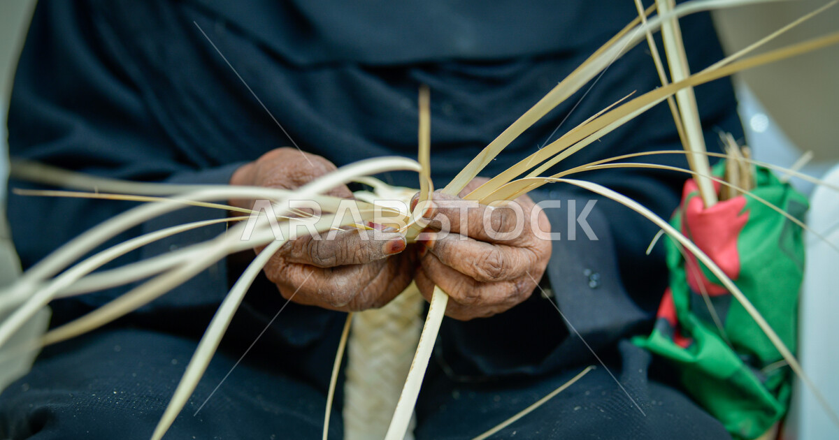 National local products, traditional folk crafts, a close-up of the ...
