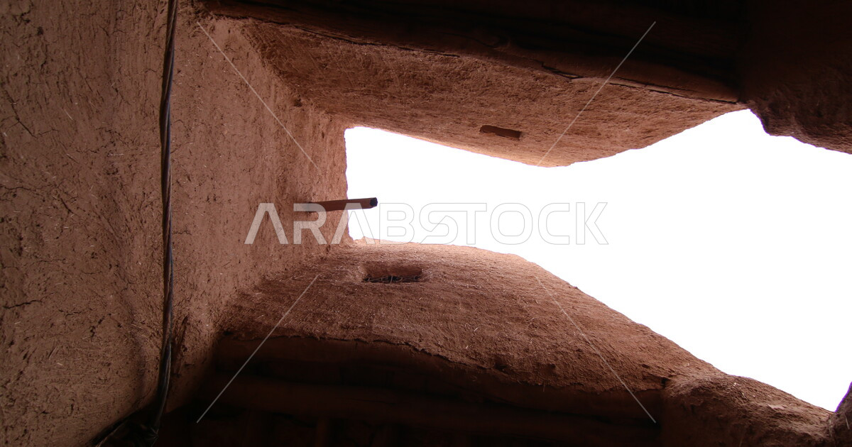 Famous historical landmarks and places in the city of Riyadh, mud ...