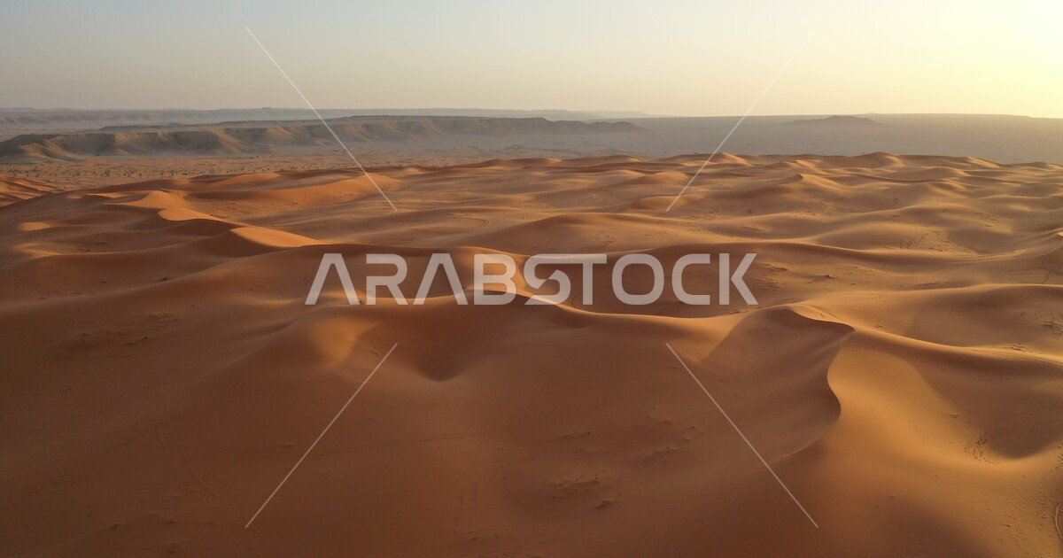 Sand formations in desert natural areas in the Kingdom of Saudi Arabia ...