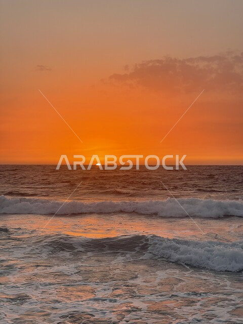 The Red Sea at sunset, natural background, tourist places and ...