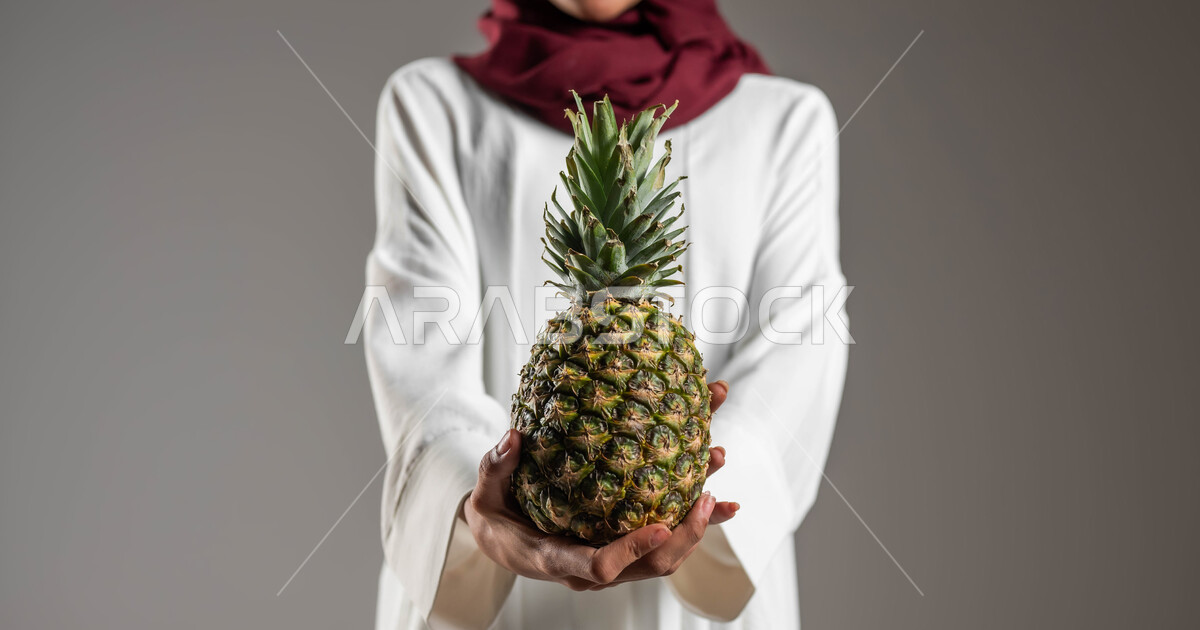 Eating a light, healthy meal, natural and fresh summer fruits, close-up ...