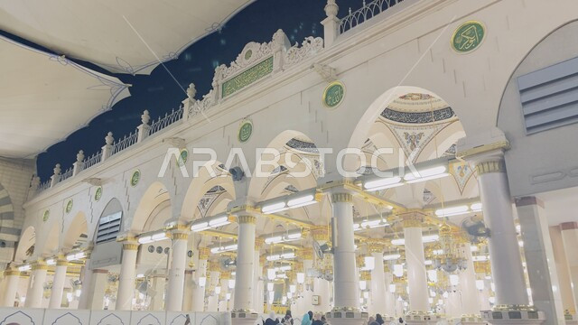 Architectural engineering art in the modern Islamic style of the ...