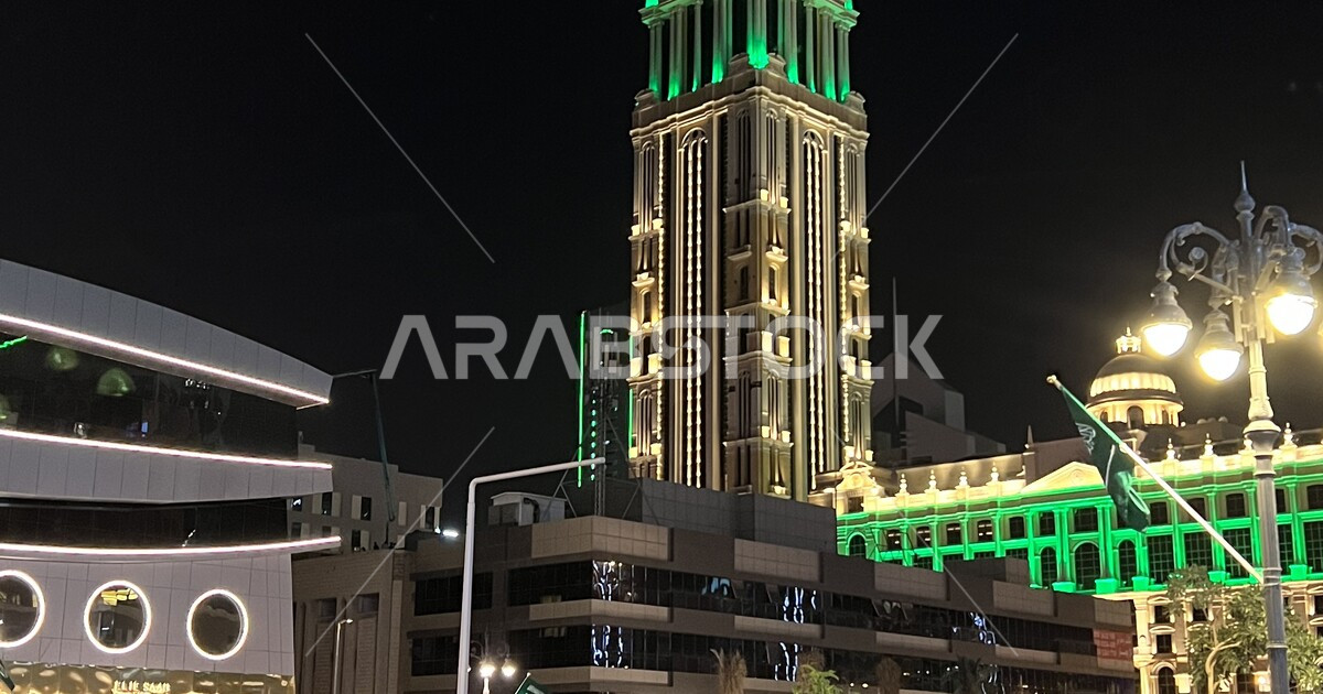 Narcissus Hotel Tower and Olaya Towers in the city of Riyadh in the ...