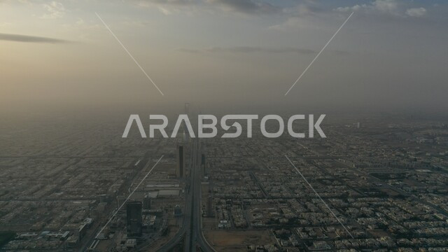 Riyadh city skyline, modern architectural art, urban development and ...
