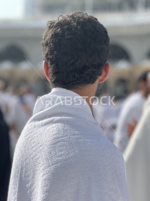 Sacred Islamic places and landmarks, the Qibla of Islam and Muslims, a ...