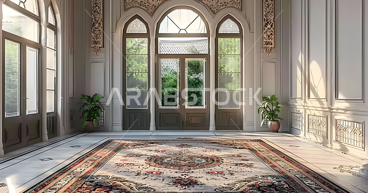 تصميمات عصرية فاخرة, غرفة معيشة بتصاميم حديثه على الطرازالاسلامي, زخارف ...