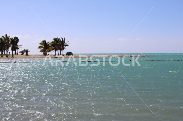 Beach coasts and waterfront in the city of Yanbu in the Kingdom of ...