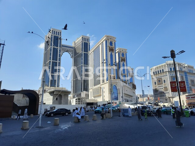 Skyscrapers and towers, Jabal Omar Development Company towers in Mecca ...