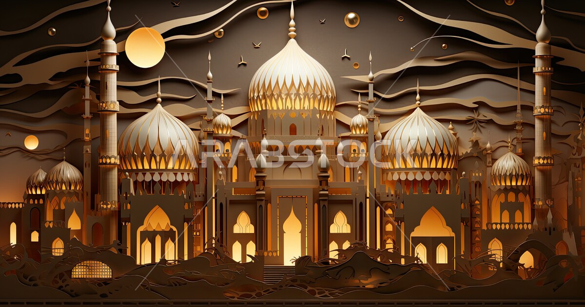 Modern designs in the modern and advanced style of building mosques in ...