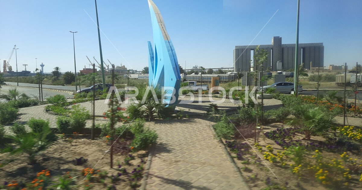 Fish Roundabout in Yanbu, attention to the external appearance of the ...