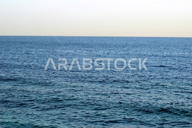 Coastal areas in Saudi Arabia, the Red Sea beach in the city of Jeddah ...