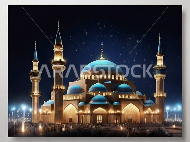3D Islamic backgrounds to celebrate the coming of the month of goodness ...