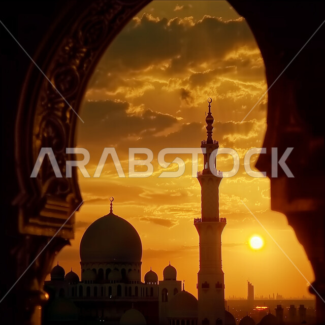 3D Islamic backgrounds to celebrate the coming of the month of goodness ...