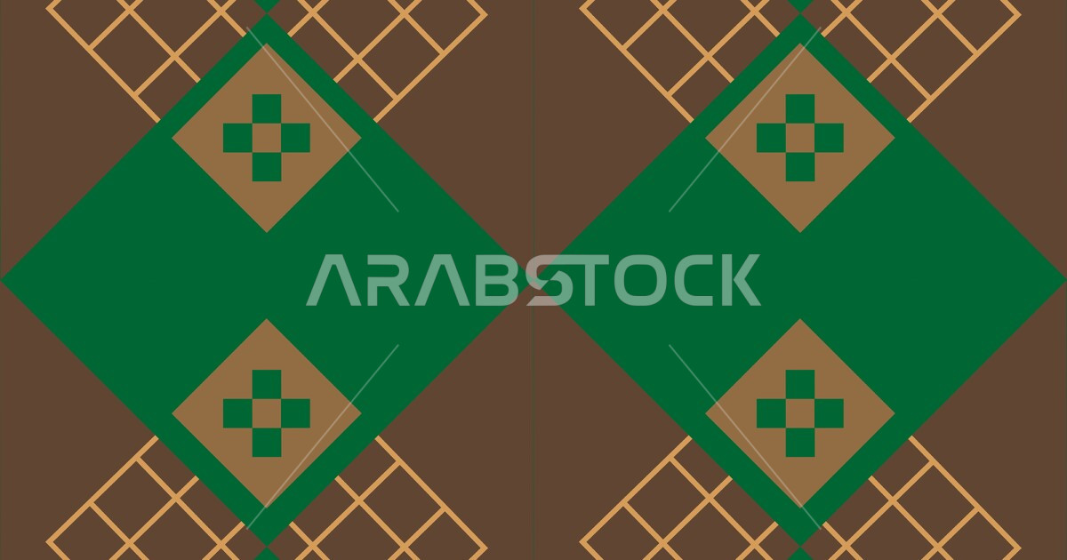 Traditional handicraft heritage art, Saudi design for colorful ...