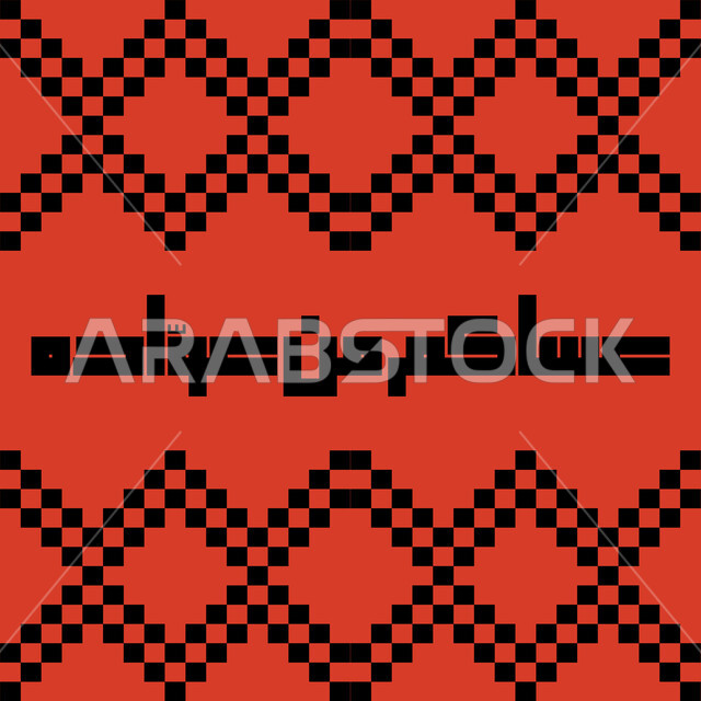 Traditional traditional craft arts, Saudi design for colorful authentic ...