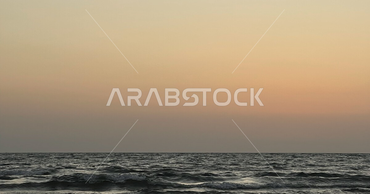 Landscapes in the Kingdom of Saudi Arabia, enjoying the view of calm ...