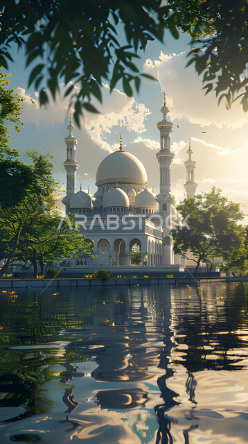 Interest in landscaping and green plants, the architectural art of a ...