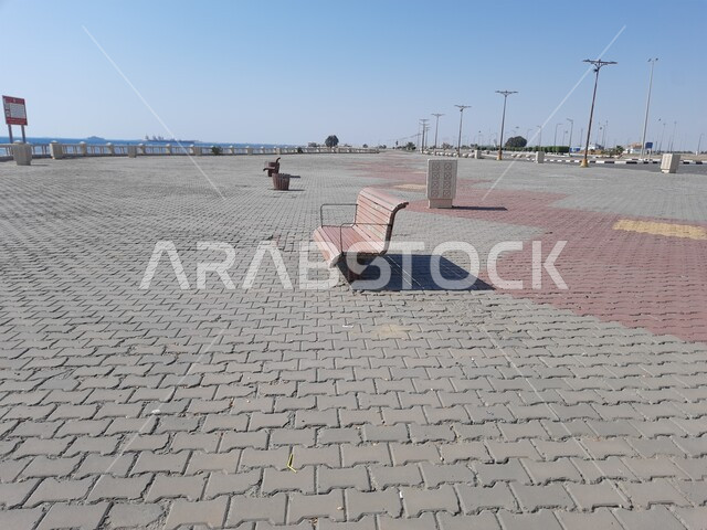 The waterfront on the Red Sea coast, enjoying the tranquil landscapes ...
