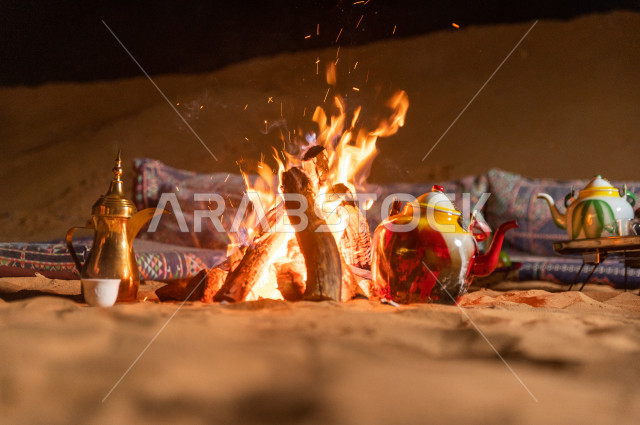 A popular camp in the deserts of Saudi Arabia, A popular camp in the ...