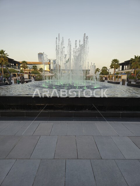 Al-Takhassusi district in the Kingdom of Saudi Arabia, the dancing ...