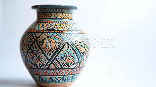 Ancient folk crafts and handicrafts, buying souvenirs and colorful and ...