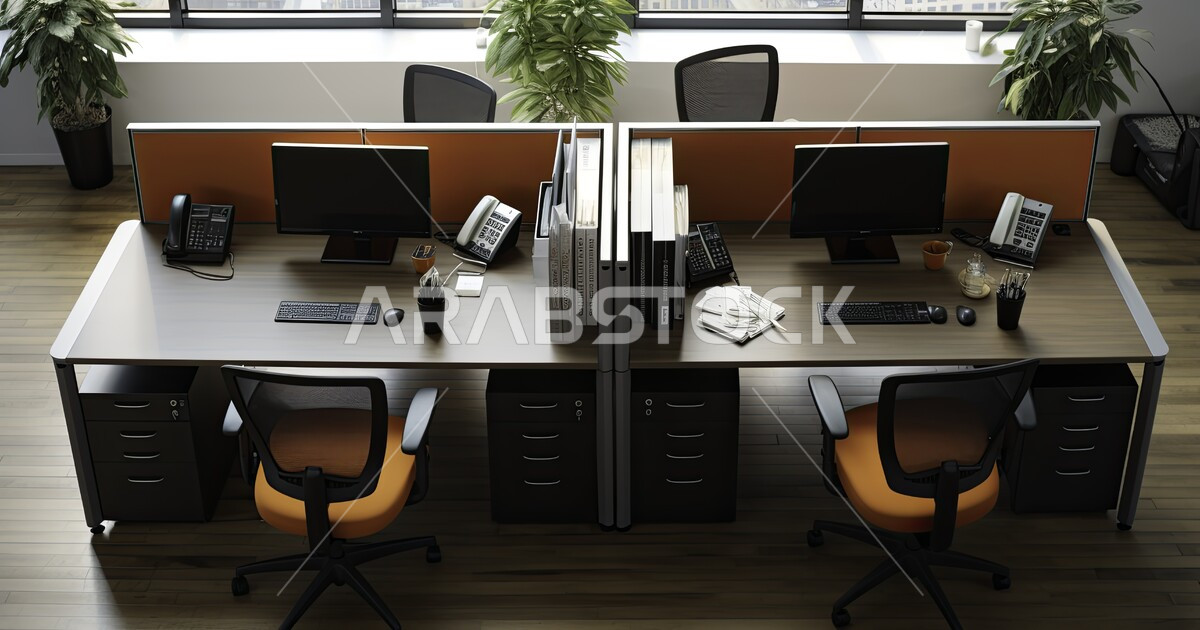 Models and designs of a modern advanced work office, modern modern ...