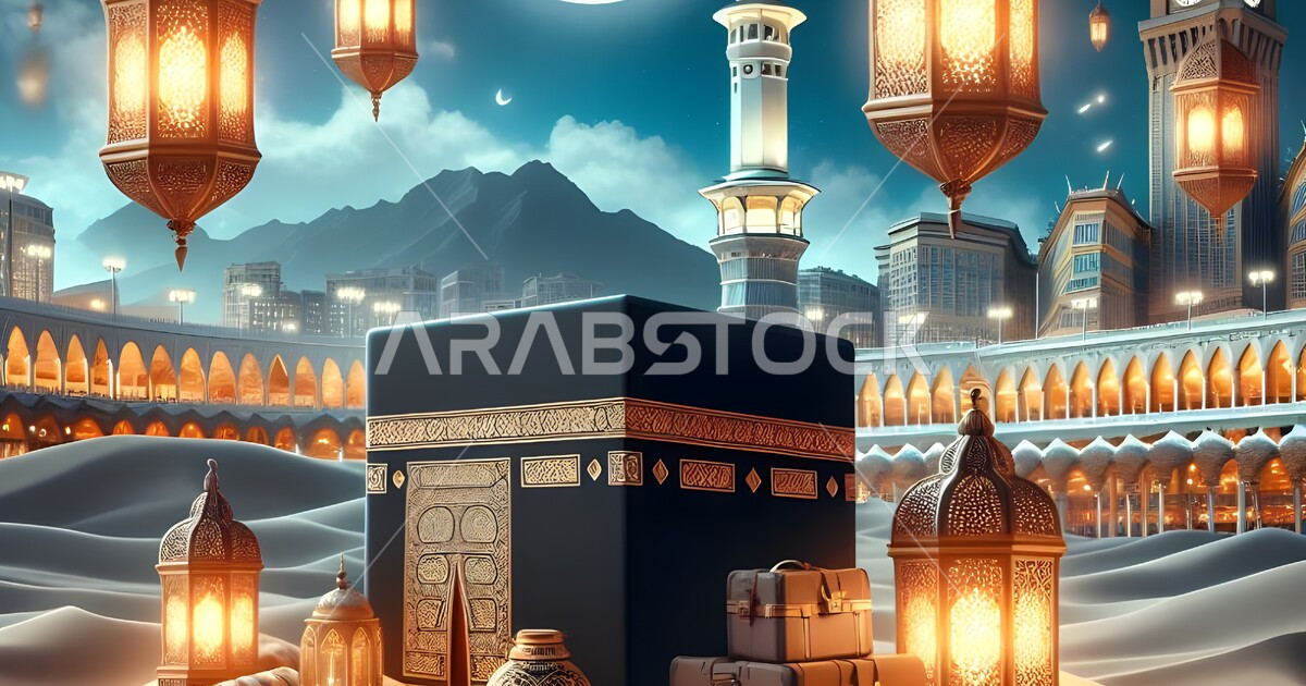 Sacred Islamic landmarks and places, preparing to celebrate the coming ...
