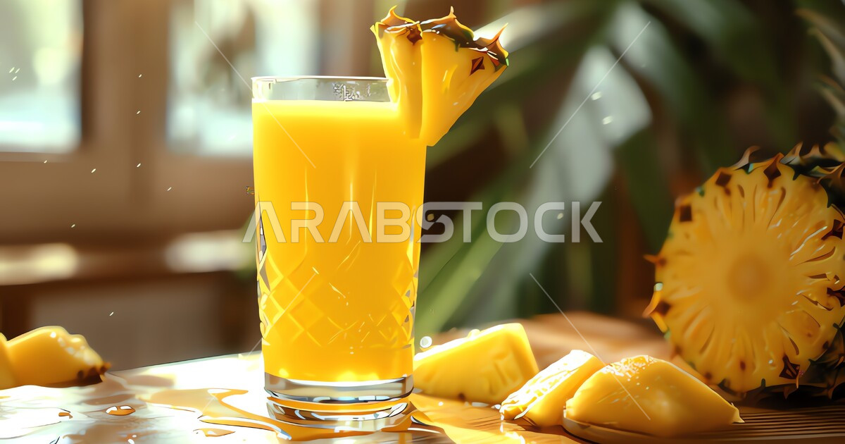 Delicious natural cold drinks, local Saudi national agricultural fruits ...