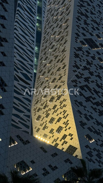 Financial towers and economic facilities in the city of Riyadh, the ...