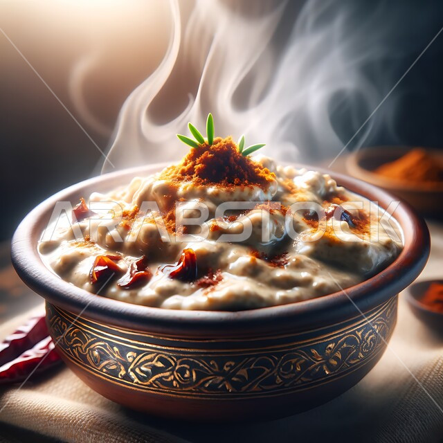 Delicious porridge made from ground wheat, the arts of catering in ...