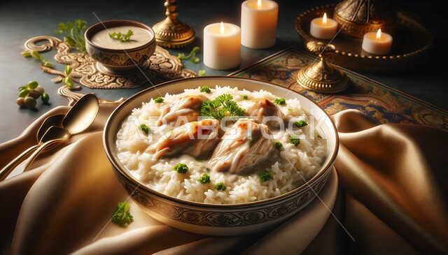 Old popular foods and dishes, delicious oriental recipes and meals, a ...