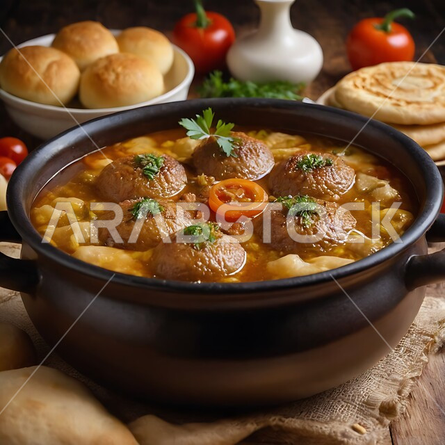 Popular Saudi Arabian Gulf dishes, catering in oriental restaurants, a ...