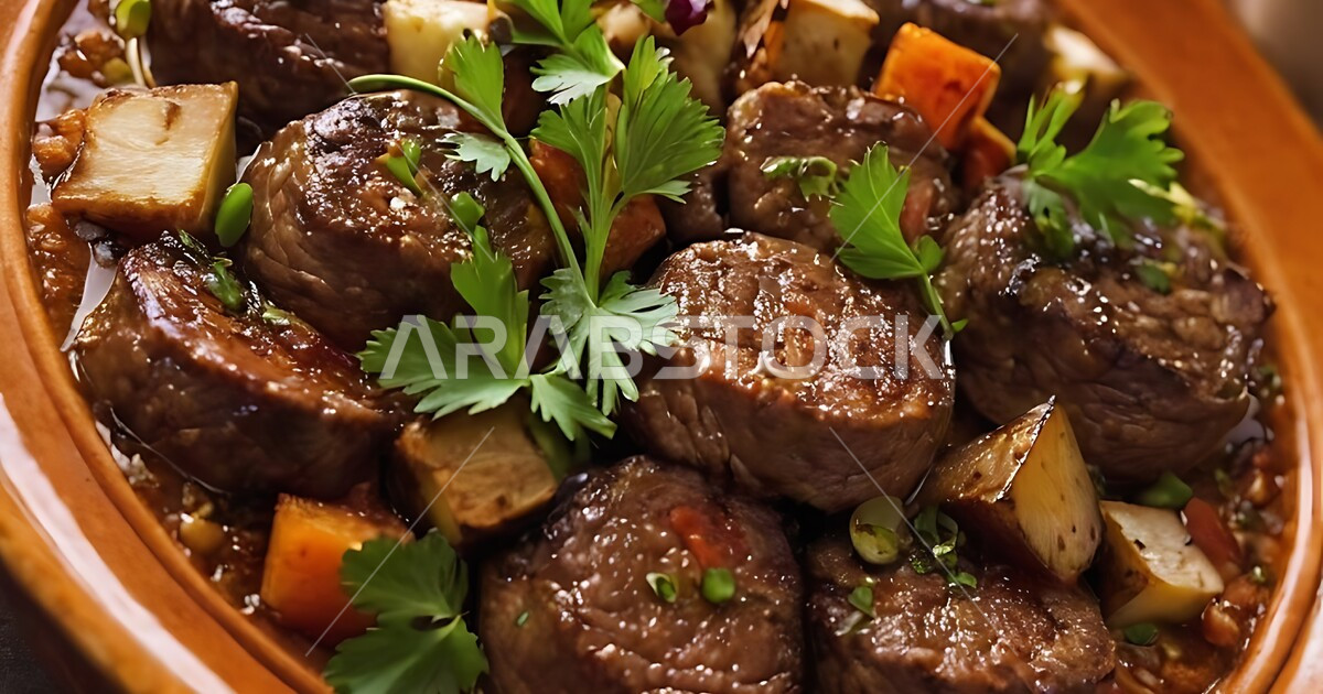 Healthy nutritional meals, Saudi Gulf food recipes, a close-up photo of ...