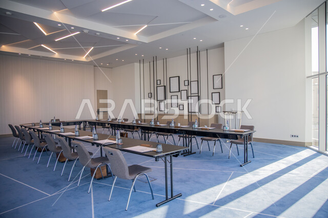 A dining room with sophisticated modern designs, modern interior ...