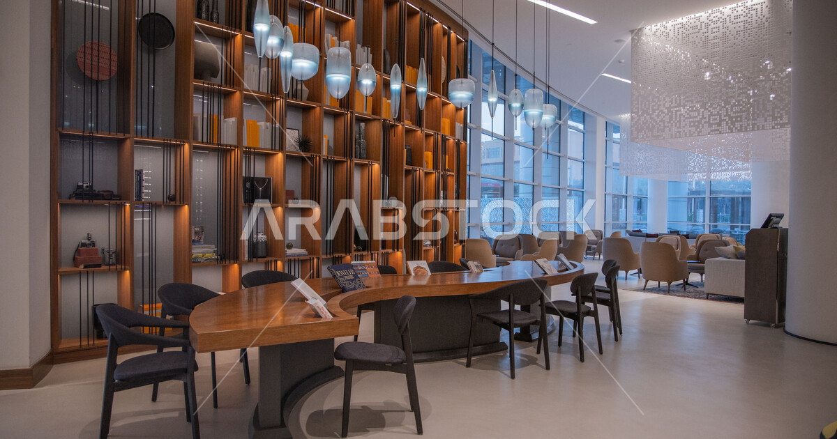 Cafe and café section with upscale modern designs, modern interior ...