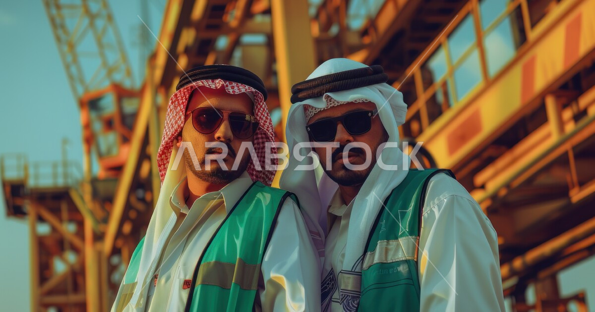 Following the progress of work in factories, a close-up photo of two ...