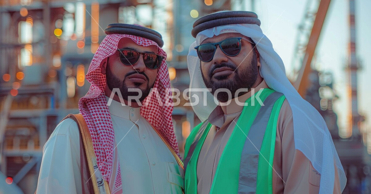 Following the progress of work in factories, a close-up photo of two ...