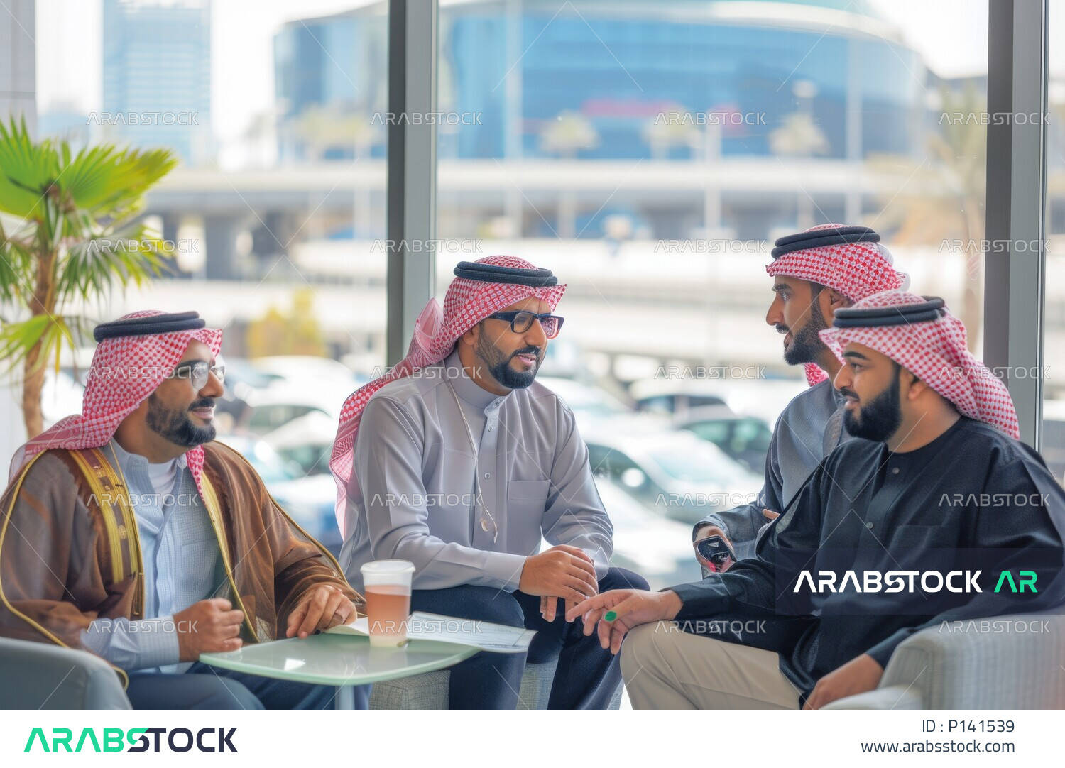 Gestures and expressions of integration and pleasure, a group of Saudi ...