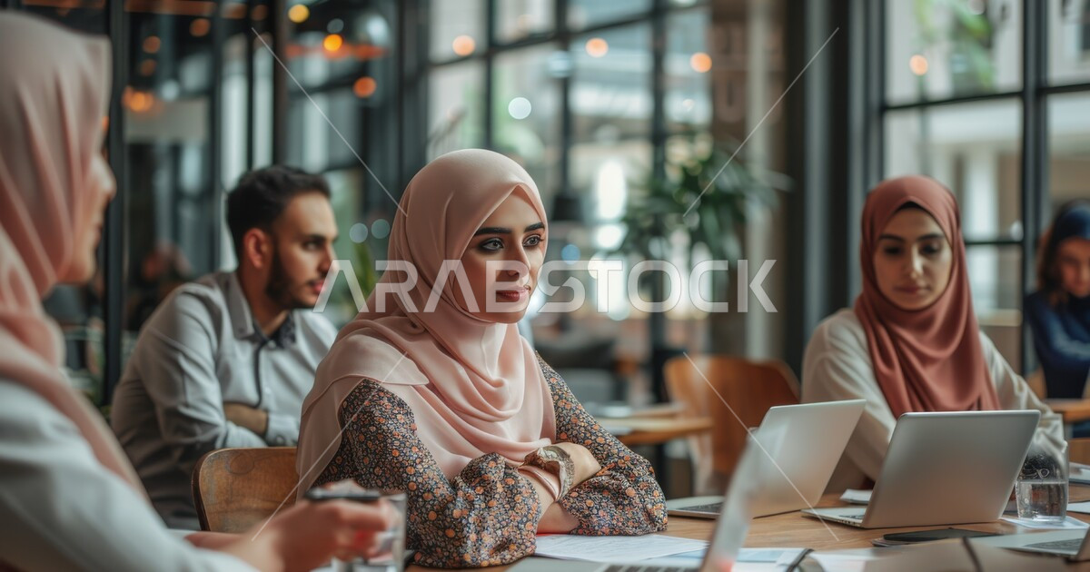 Participation and cooperation in completing work, a group of Saudi Gulf ...