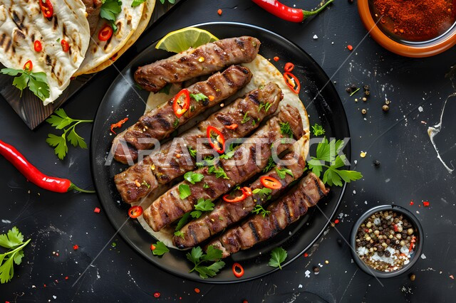 The art of serving grilled food in restaurants in the Kingdom of Saudi ...