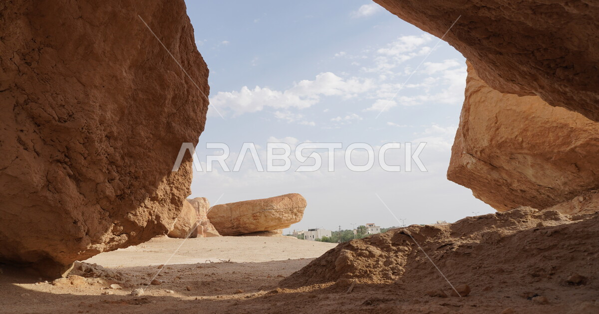 Ancient historical monuments in the Kingdom of Saudi Arabia, mountain ...