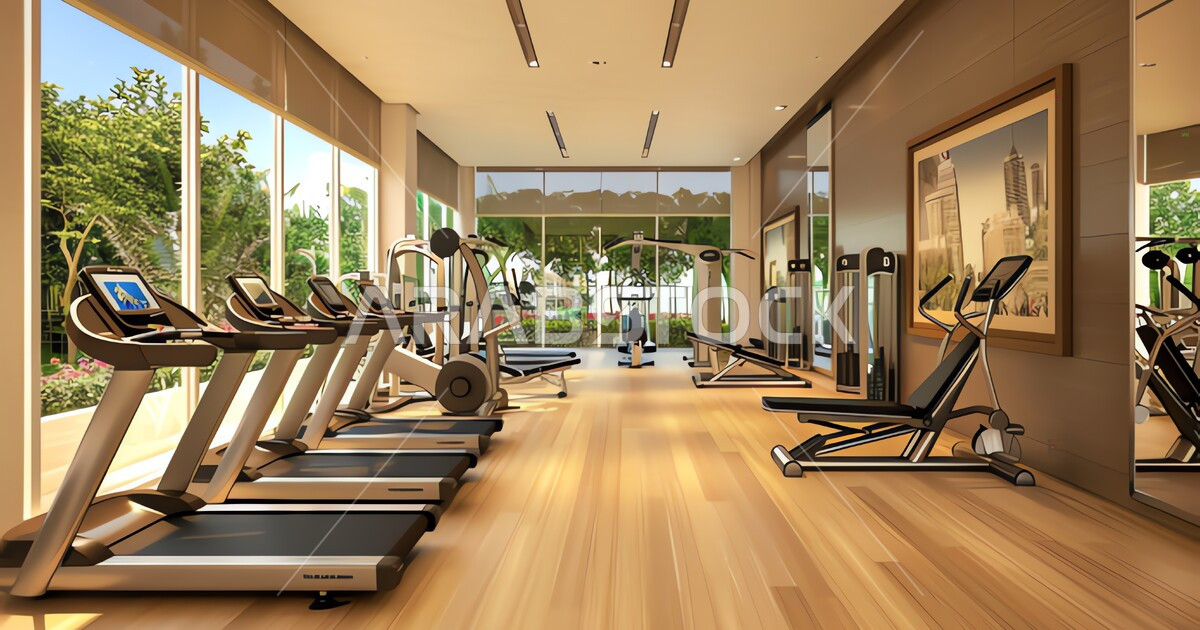 Places for training and practicing healthy exercises, fitness centers ...
