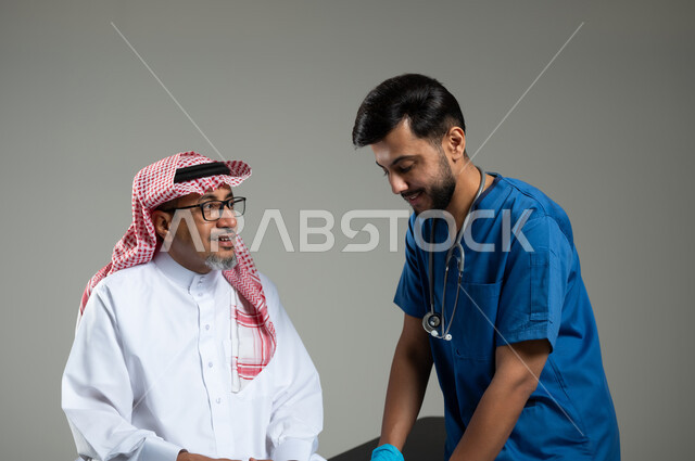 Gestures of greeting and peace, providing services and consultations ...