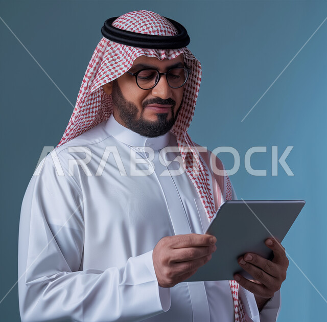 The use of advanced modern tablet devices, gestures and expressions of ...